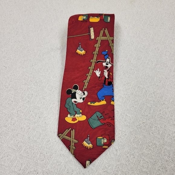 Disney | Accessories | Disney Mickey Mouse And Goofy Tie | Poshmark